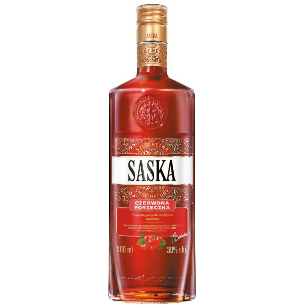 Wódka Saska Czerwona Porzeczka 30% 500 ml