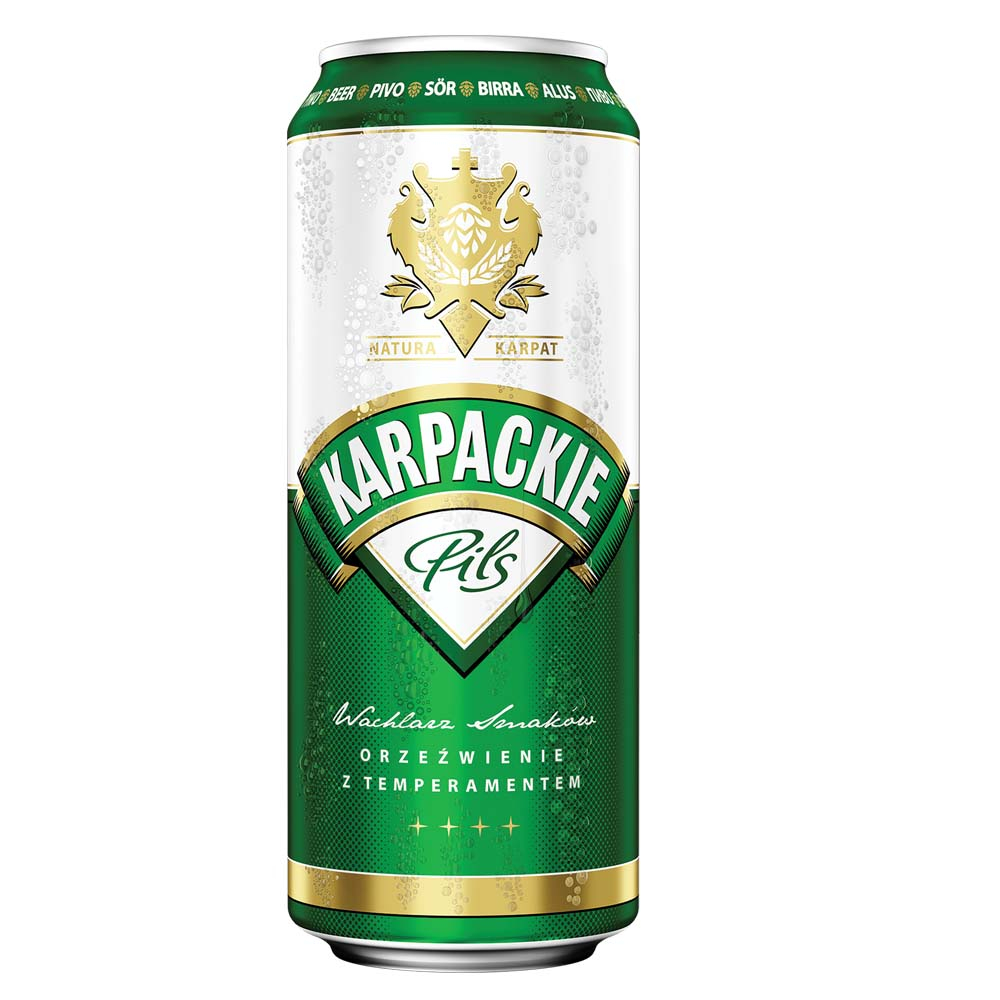 Piwo Karpackie Pils 4% 500 ml (puszka)