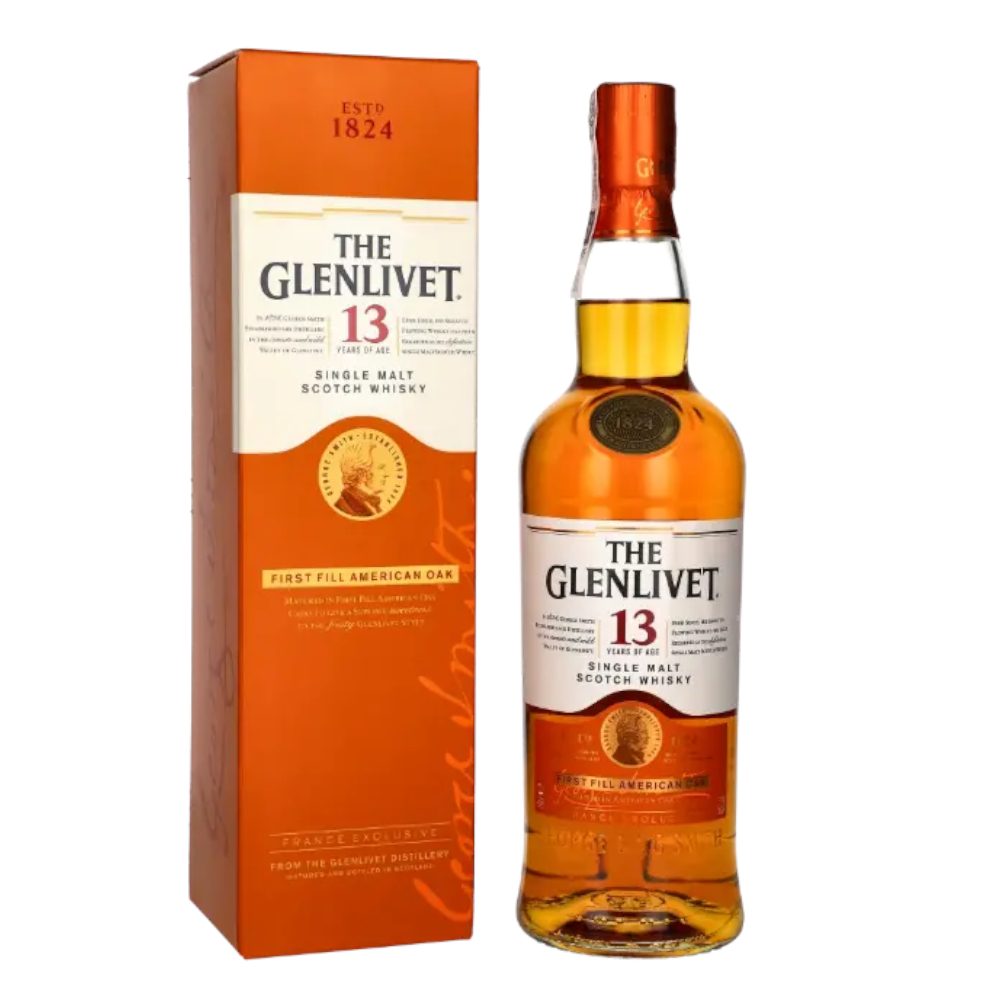 Whisky Glenlivet Gift Box 13Y SM 40% 700 ml