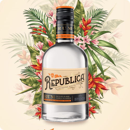 Rum Republica Rese White 38% 700 ml