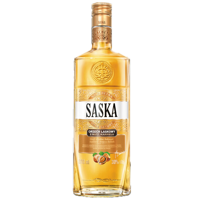 Wódka Saska Orzech Laskowy z Nutą Karmelu 30% 200 ml