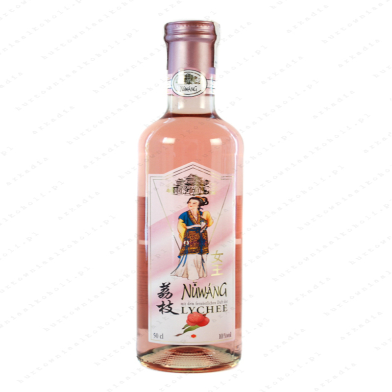 Wino Nuwang Lychee 10.% różowe słodkie 500 ml