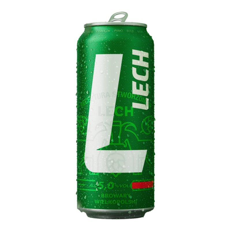 Piwo Lech Premium 5% 500 ml puszka