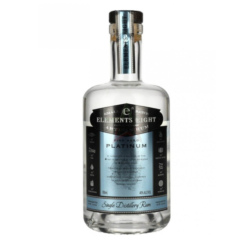 Rum Elements Eight Platinum 40% 700 ml