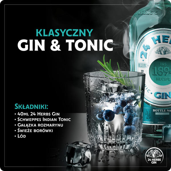 Gin Botanic 24 Herbs 40% 700 ml